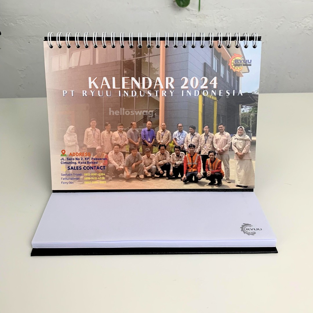 Kalender Meja Notes - Souvenir Event Swag Specialist